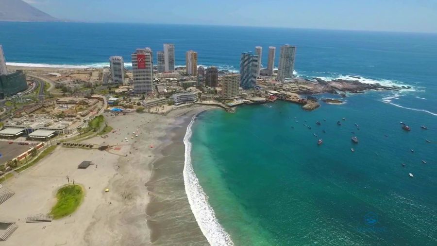 Cavancha Beach. Iquique - CHILE